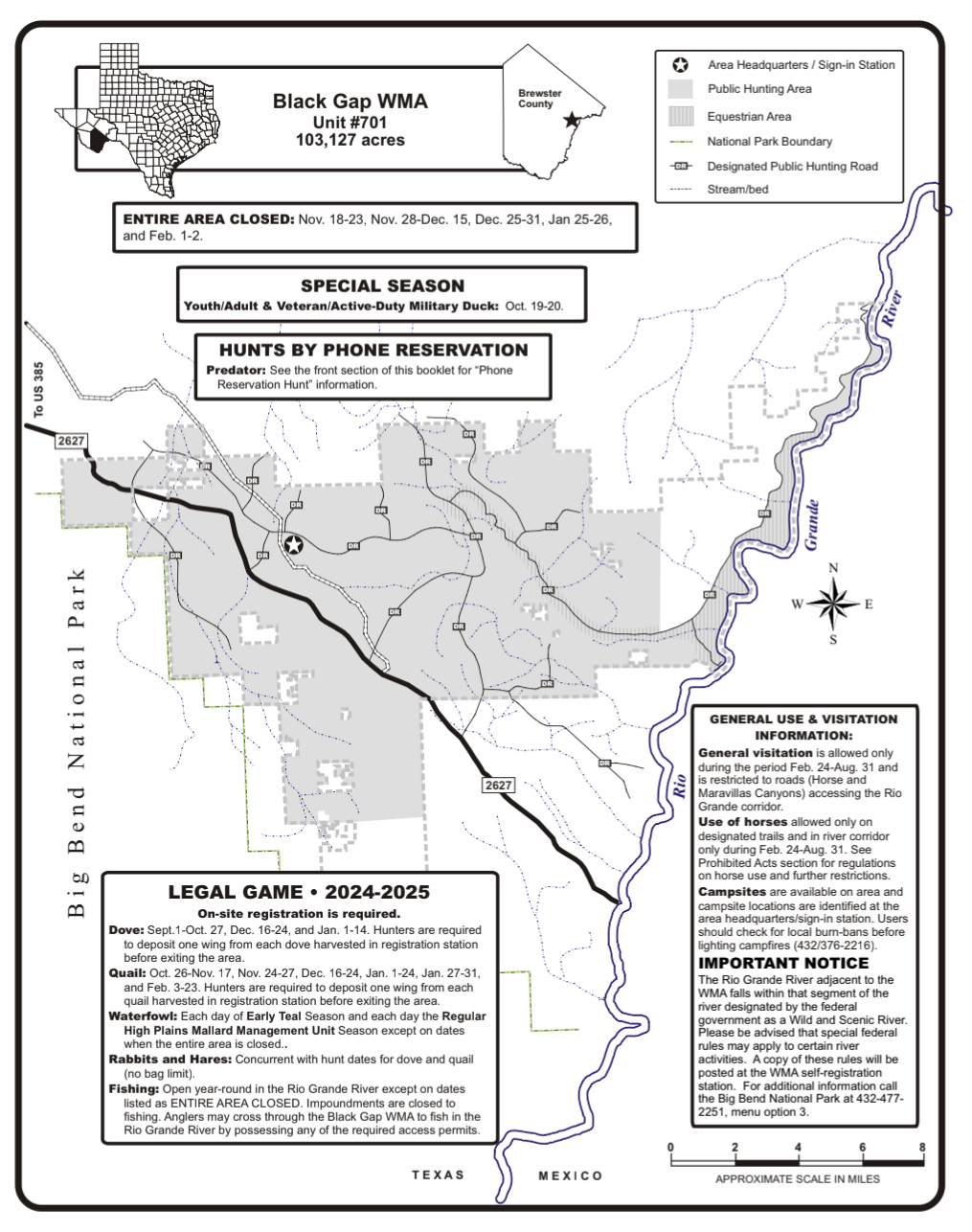 Black Gap WMA HQ Campground updated 2026