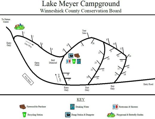 Lake Meyer County Park Campground updated 2022